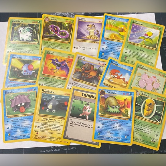 Pokemon Toys 5 Original 1999 Pokemon Cards Bundle W Others For Discount Never Played Poshmark